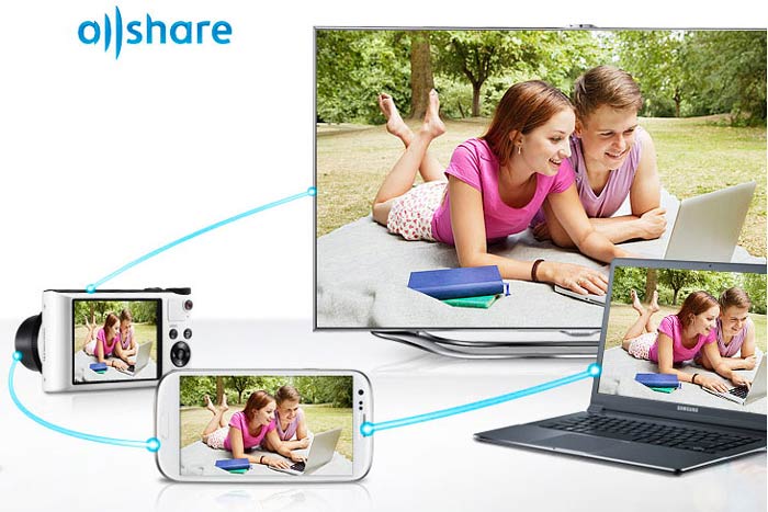 AllShare سامسونگ چیست ؟ آموزش اتصال گوشی به تلویزیون