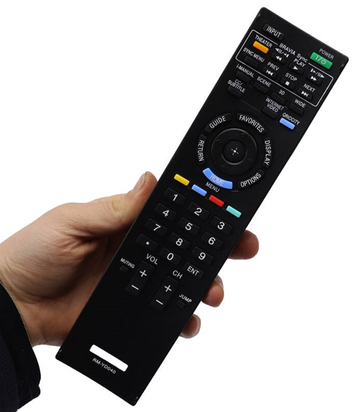 آموزش تبدیل گوشی به کنترل تلویزیون سونی ، کاربرد دکمه ها